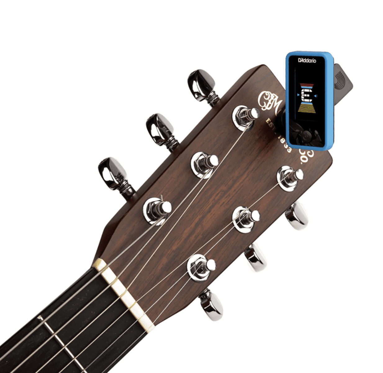 D'addario Eclipse Chromatic Headstock Tuner - Blue